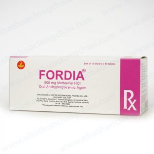 Thuốc fordia 500mg là thuốc gì? có tác dụng gì? giá bao nhiêu tiền?