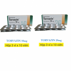 Thuốc torvazin 10mg là thuốc gì? có tác dụng gì? giá bao nhiêu tiền?