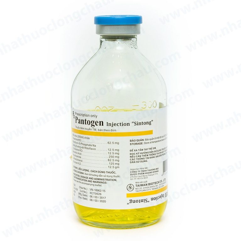 Thuốc pantogen 250ml là thuốc gì? có tác dụng gì? giá bao nhiêu tiền?