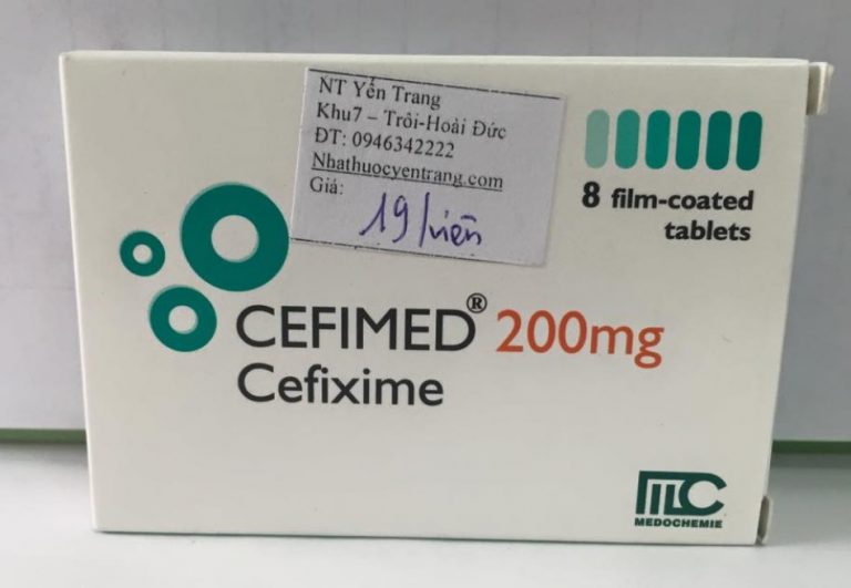 Thuốc cefimed 200mg là thuốc gì? có tác dụng gì? giá bao nhiêu tiền?