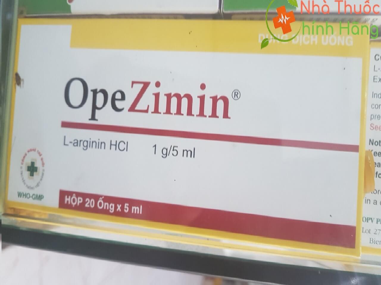 Thuốc opezimin 5ml là thuốc gì? có tác dụng gì? giá bao nhiêu tiền?