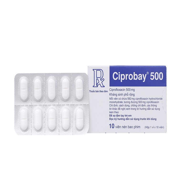 Thuốc ciprobay 500 là thuốc gì? có tác dụng gì? giá bao nhiêu tiền?