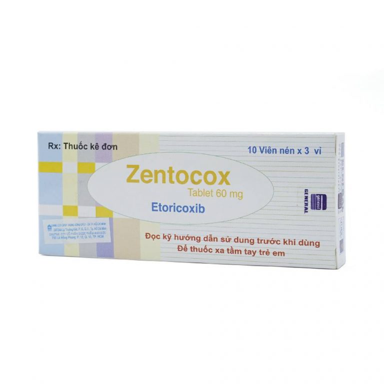 Thuốc zentocox 60mg là thuốc gì? có tác dụng gì? giá bao nhiêu tiền?