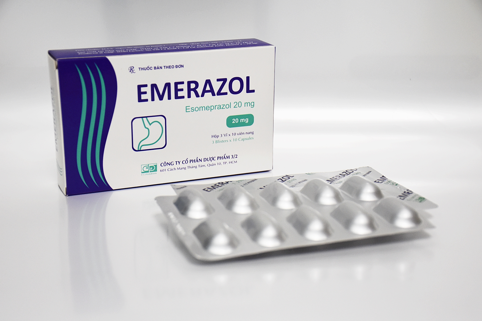Thuốc emerazol 20 là thuốc gì? có tác dụng gì? giá bao nhiêu tiền?