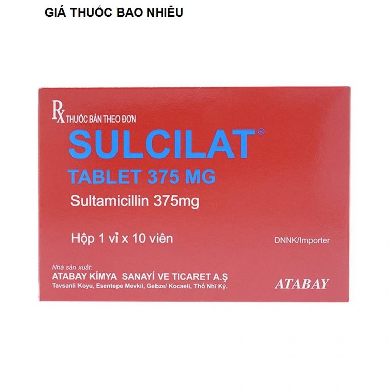 Thuốc sulcilat 375mg là thuốc gì? có tác dụng gì? giá bao nhiêu tiền?