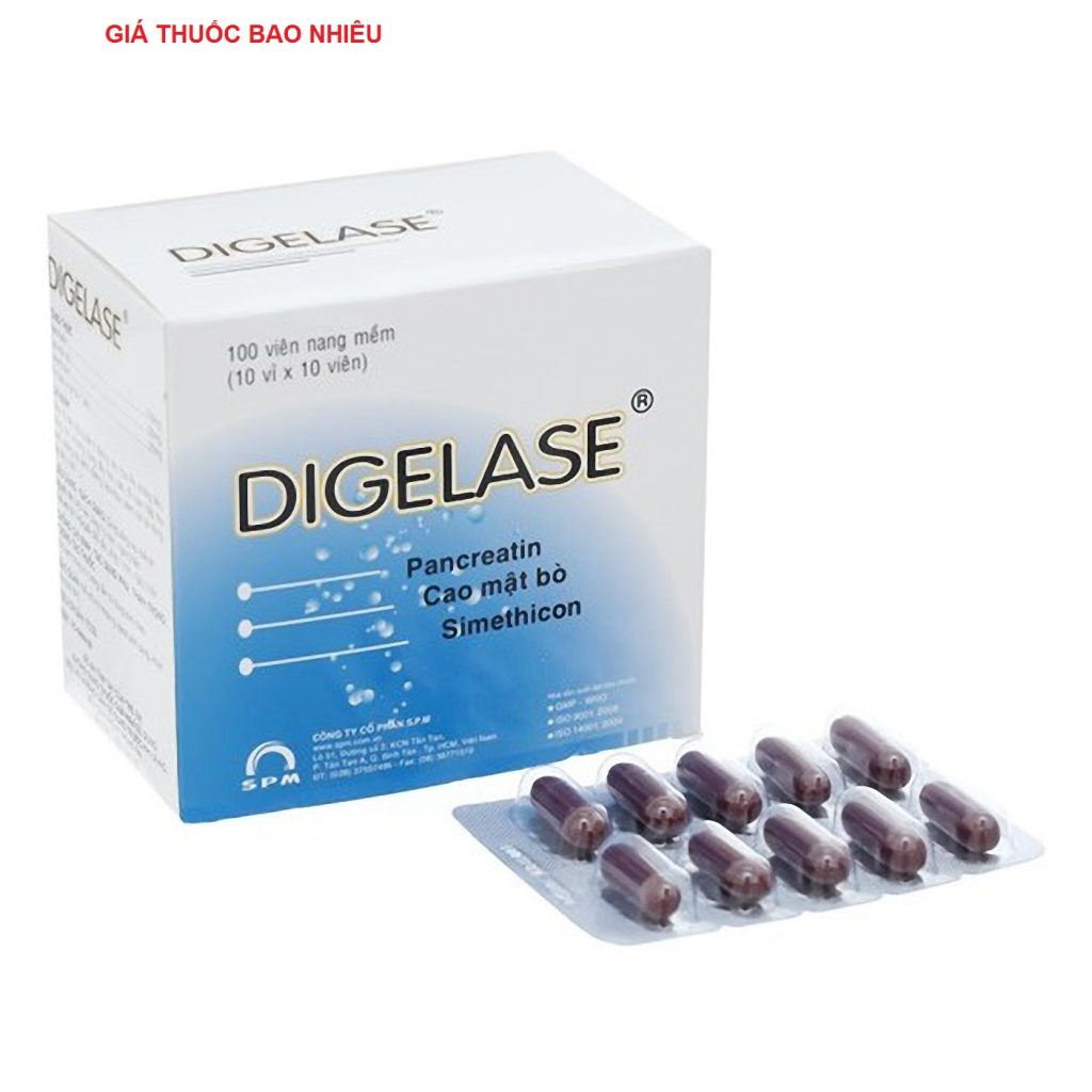 Thuốc digelase là thuốc gì? có tác dụng gì? giá bao nhiêu tiền?