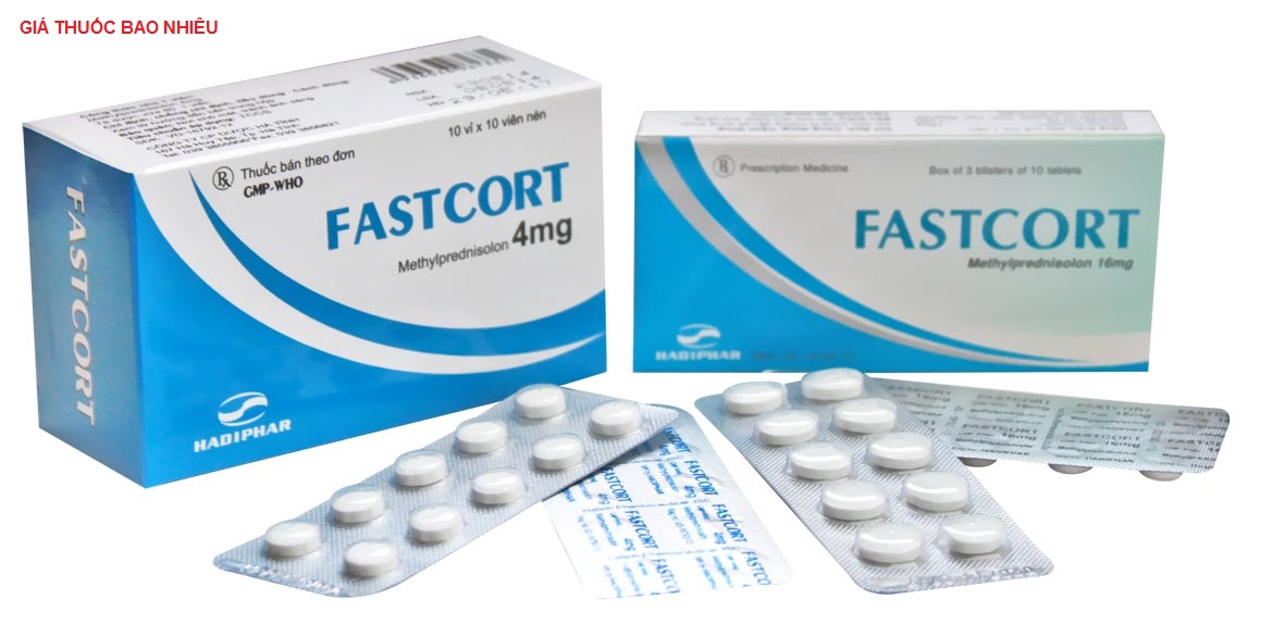 Thuốc fastcort 16mg là thuốc gì? có tác dụng gì? giá bao nhiêu tiền?