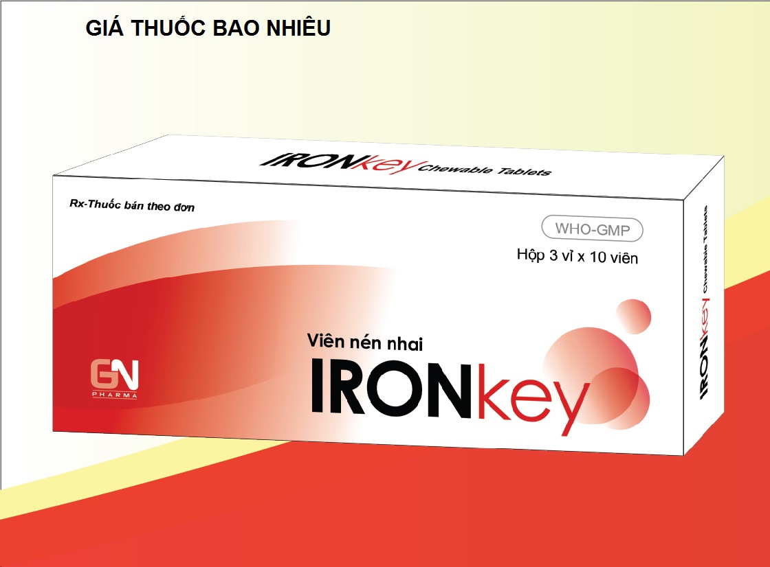 Thuốc ironkey là thuốc gì? có tác dụng gì? giá bao nhiêu tiền?