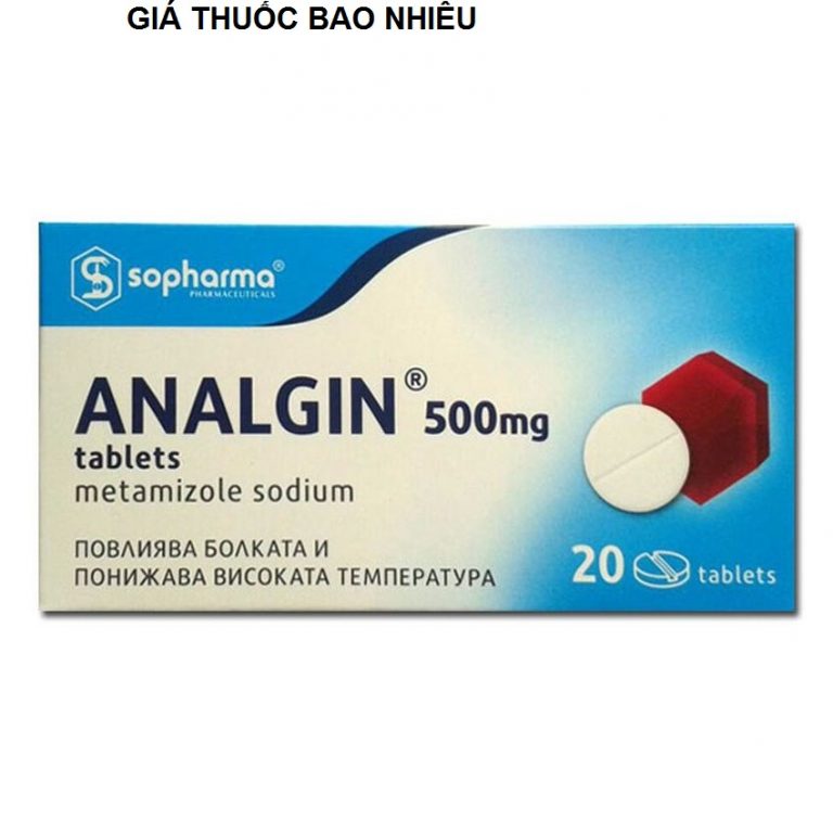 Thuốc Analgin 500 là thuốc gì? có tác dụng gì? giá bao nhiêu tiền?
