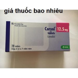 Thuốc coryol 12.5mg là thuốc gì? có tác dụng gì? giá bao nhiêu tiền?