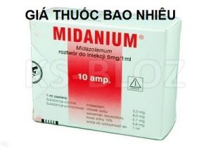 Thuốc midanium 5mg/ml là thuốc gì? có tác dụng gì? giá bao nhiêu tiền?
