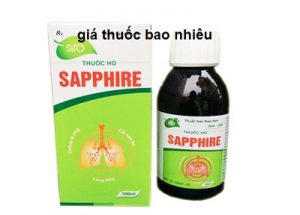 Thuốc sapphire 100ml là thuốc gì? có tác dụng gì? giá bao nhiêu tiền?